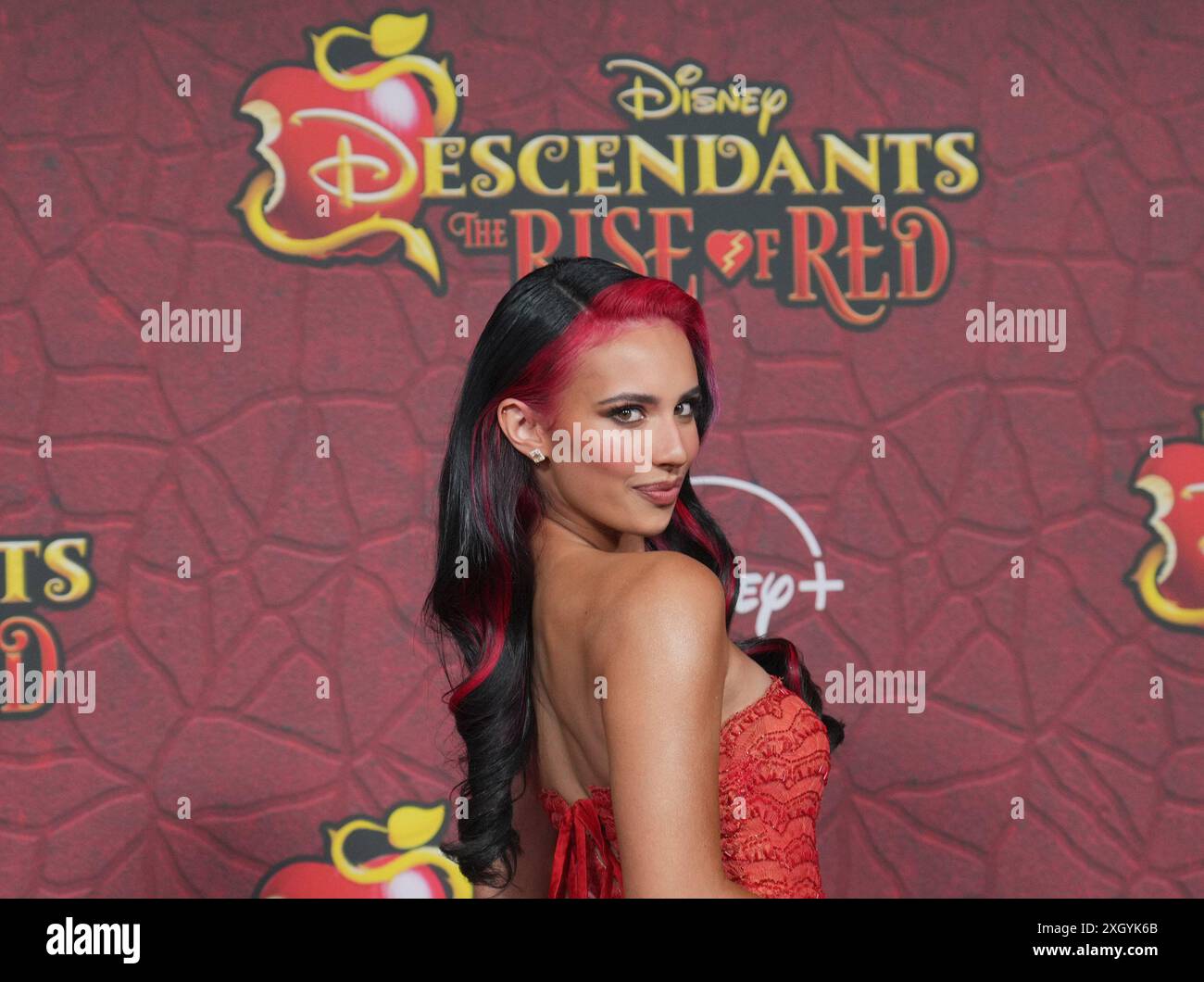 Kylie Cantrall arrives at the Disney's DESCENDANTS: THE RISE OF RED ...