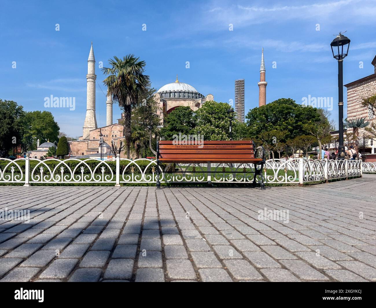 Istanbul, Turkey - May 8, 2024: Hagia Sophia’s serene presence amidst ...