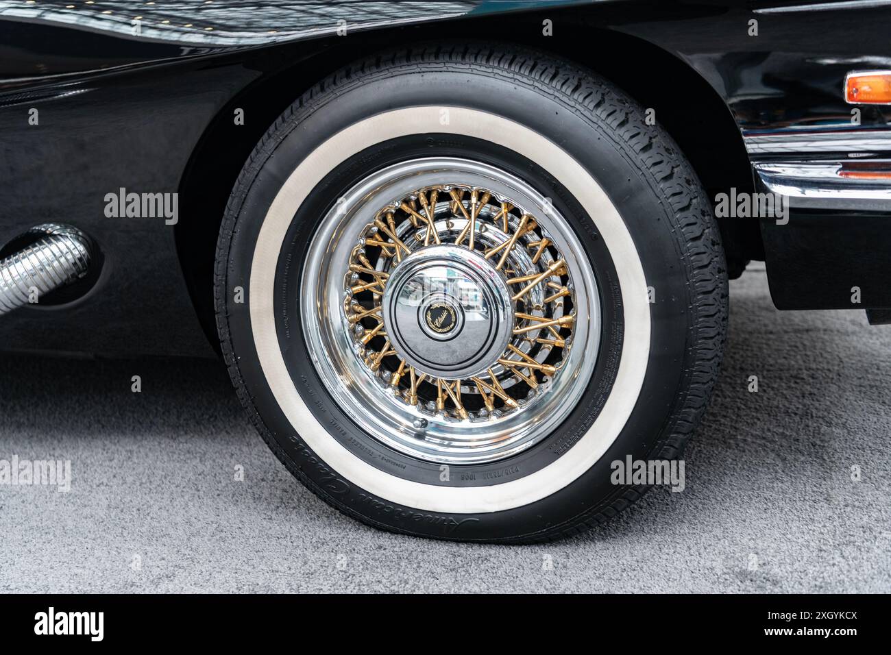 New York City, USA - March 27, 2024: 1971 Stutz Blackhawk retro car ...