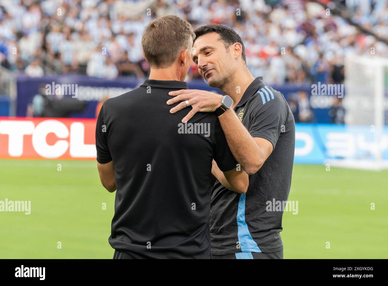 East Rutherford, New Jersey, USA. 9th July, 2024. Lionel Scaloni ...