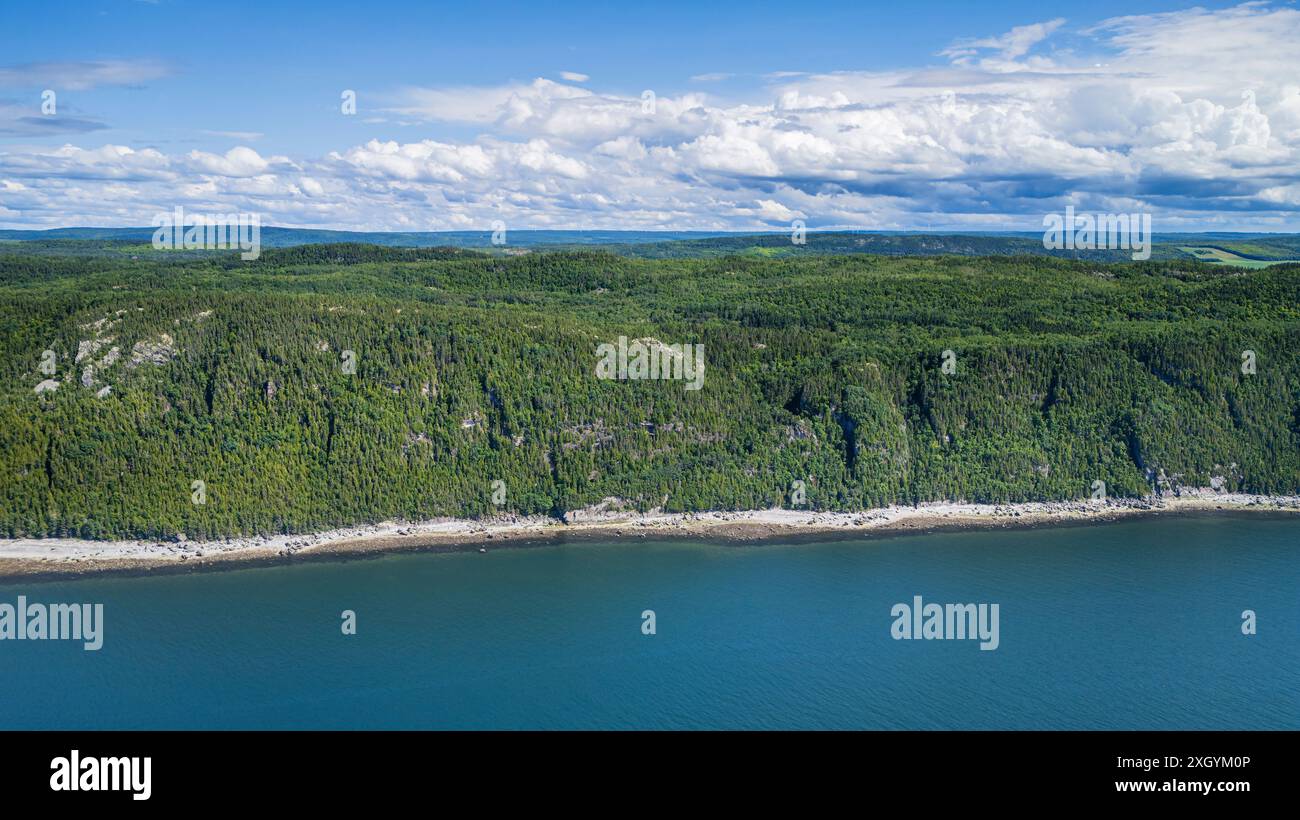 Lower Saint Laurent region landscape, Quebec Stock Photo - Alamy