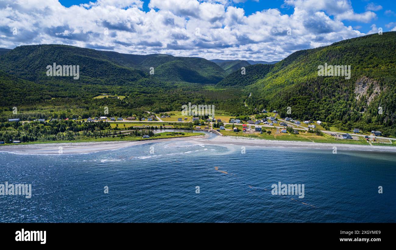 Gaspe Peninsula north coast, Quebec Stock Photo - Alamy