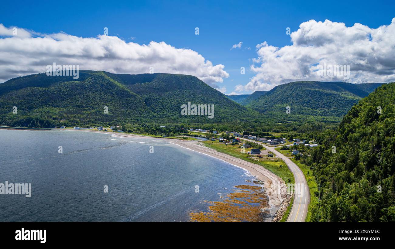 Gaspe Peninsula north coast, Quebec Stock Photo - Alamy