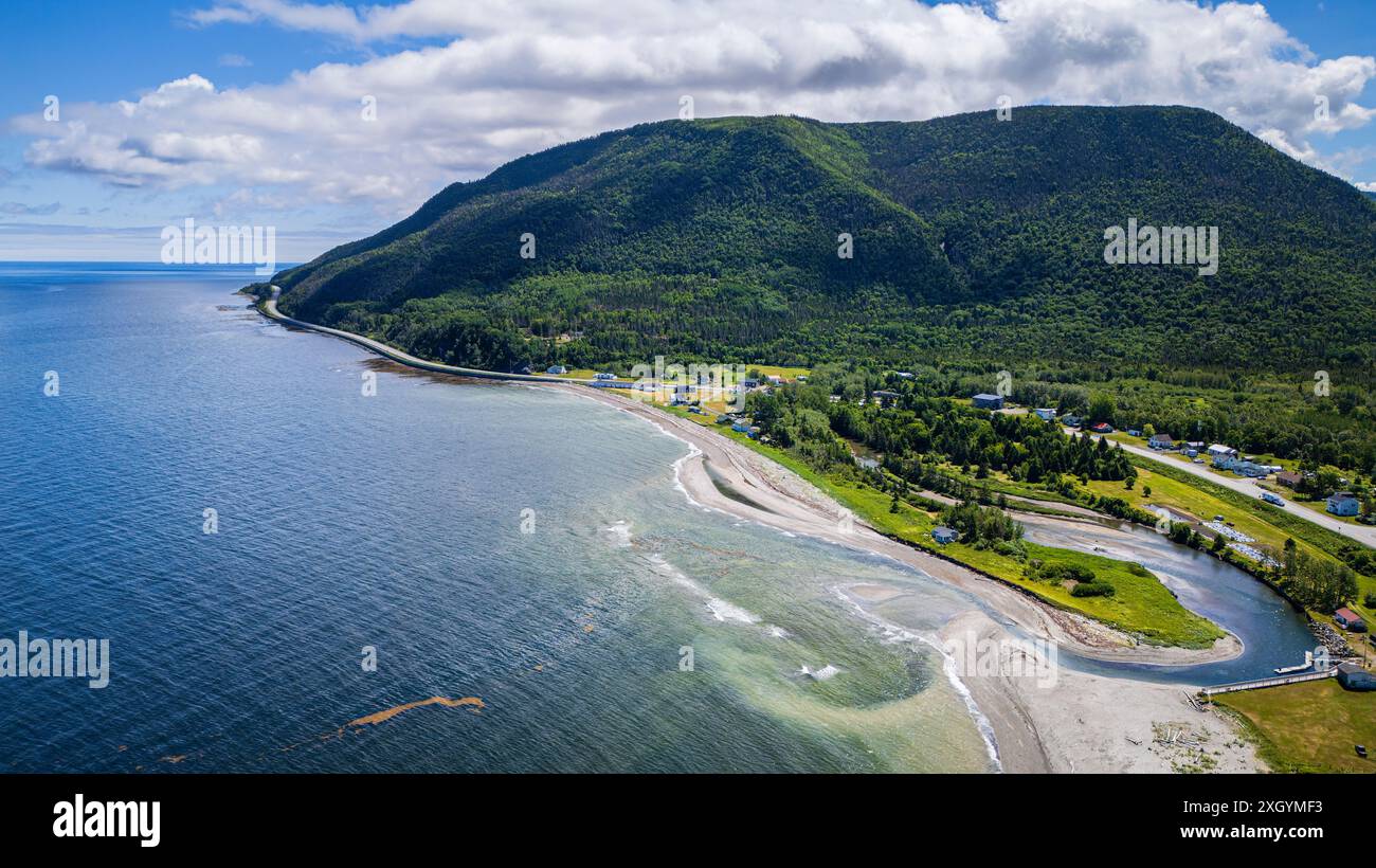 Gaspe Peninsula north coast, Quebec Stock Photo - Alamy