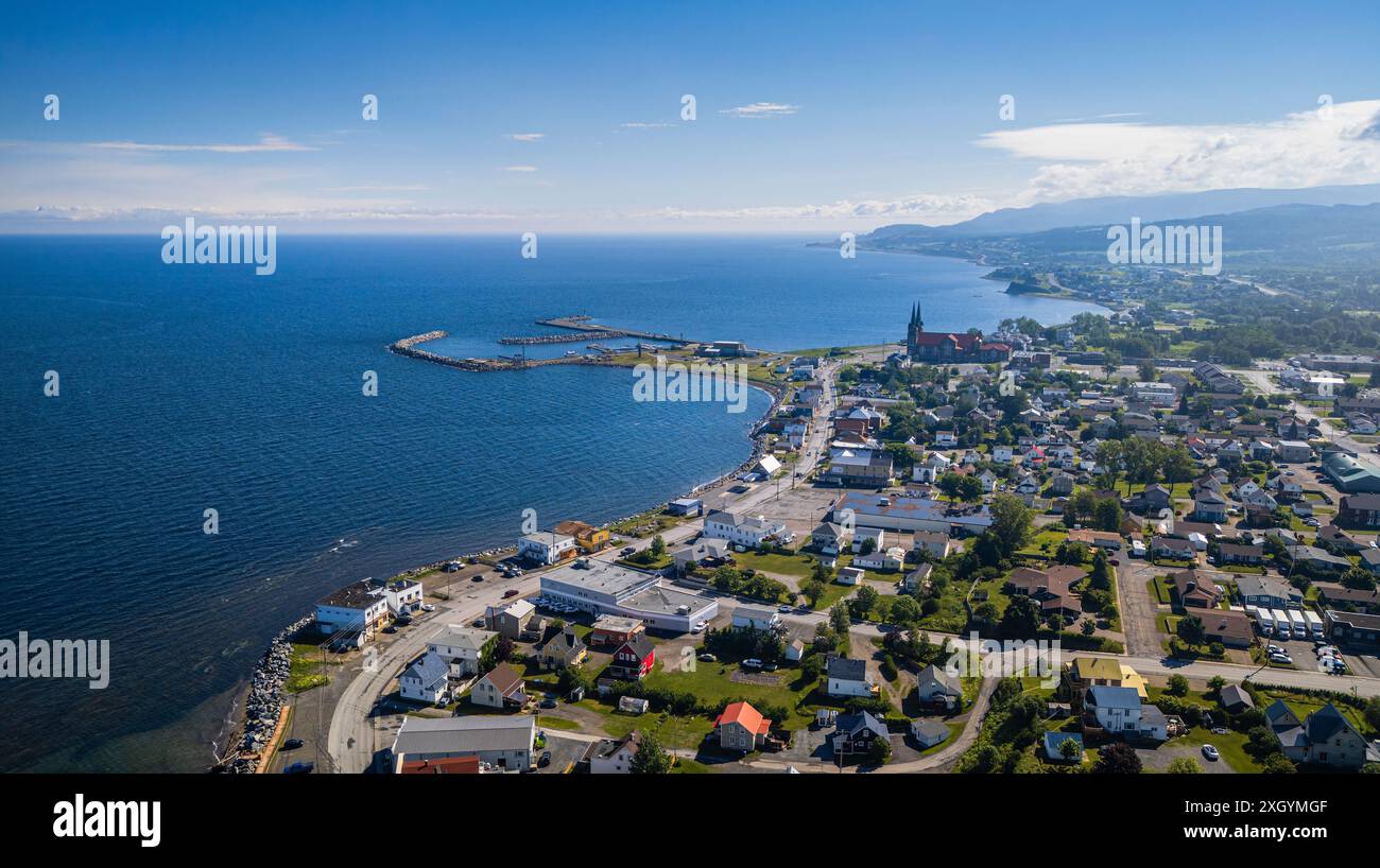 Gaspe Peninsula north coast, Quebec Stock Photo - Alamy