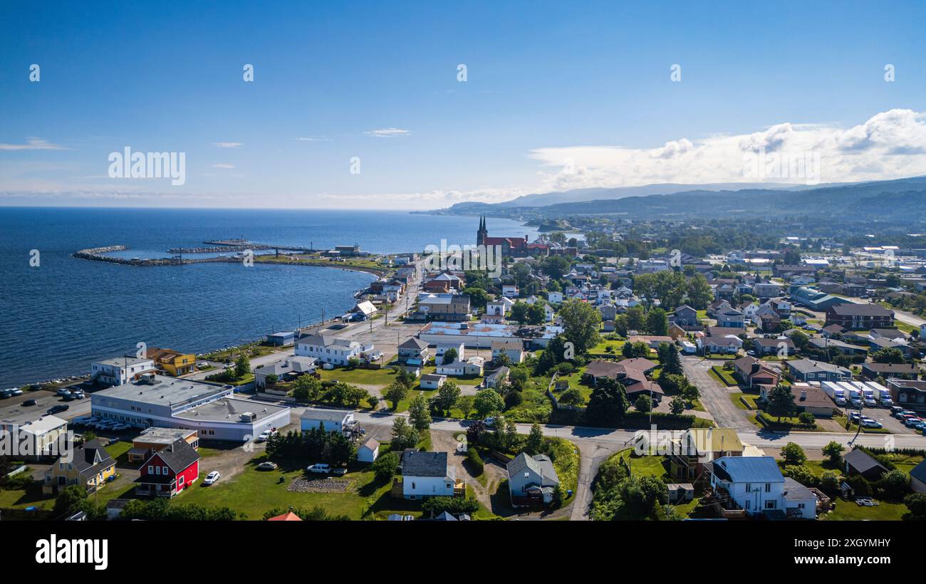 Gaspe Peninsula north coast, Quebec Stock Photo - Alamy