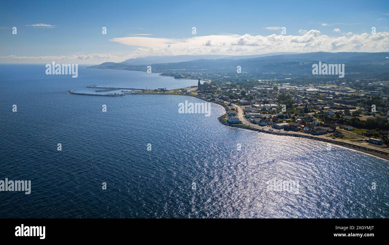 Gaspe Peninsula north coast, Quebec Stock Photo - Alamy