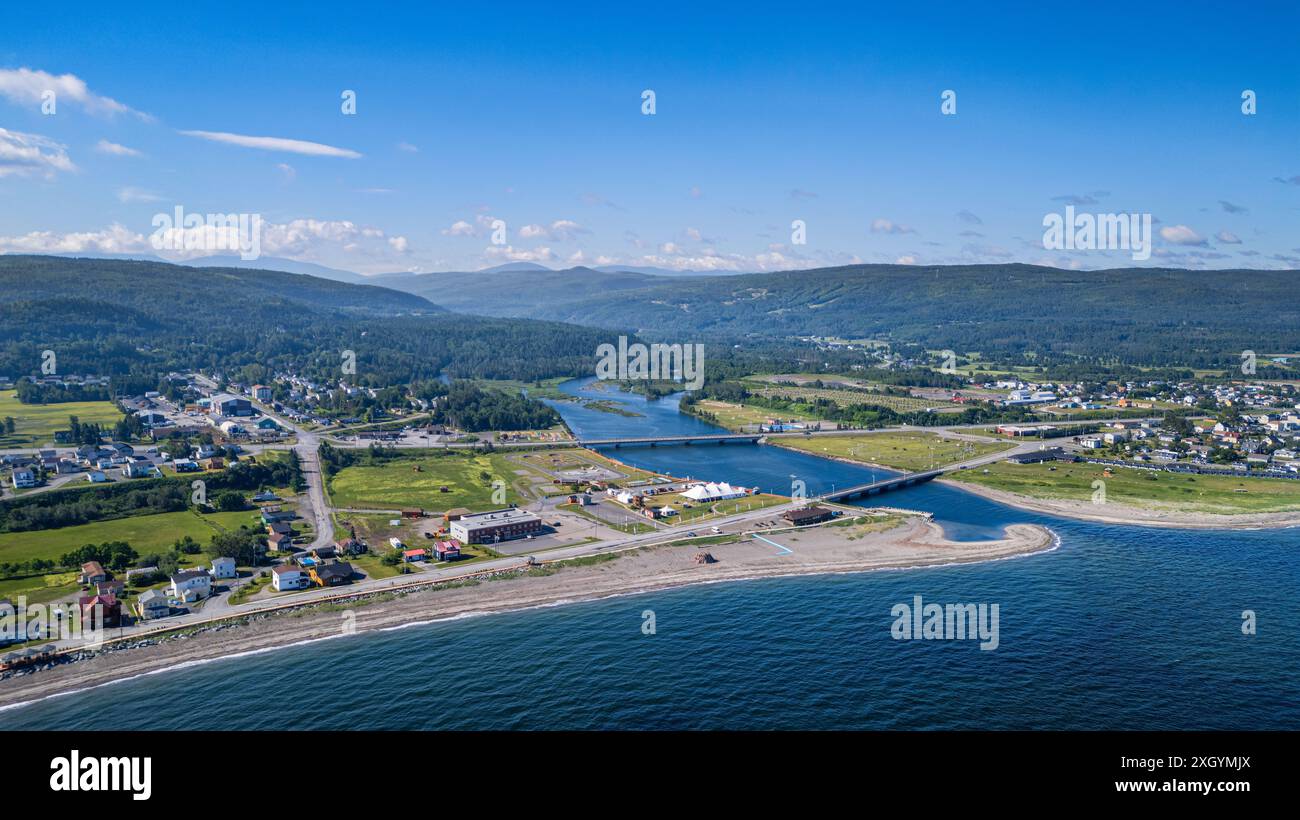 Gaspe Peninsula north coast, Quebec Stock Photo - Alamy