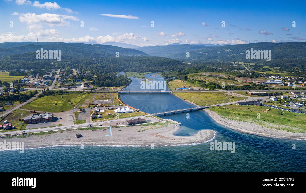 Gaspe Peninsula north coast, Quebec Stock Photo - Alamy
