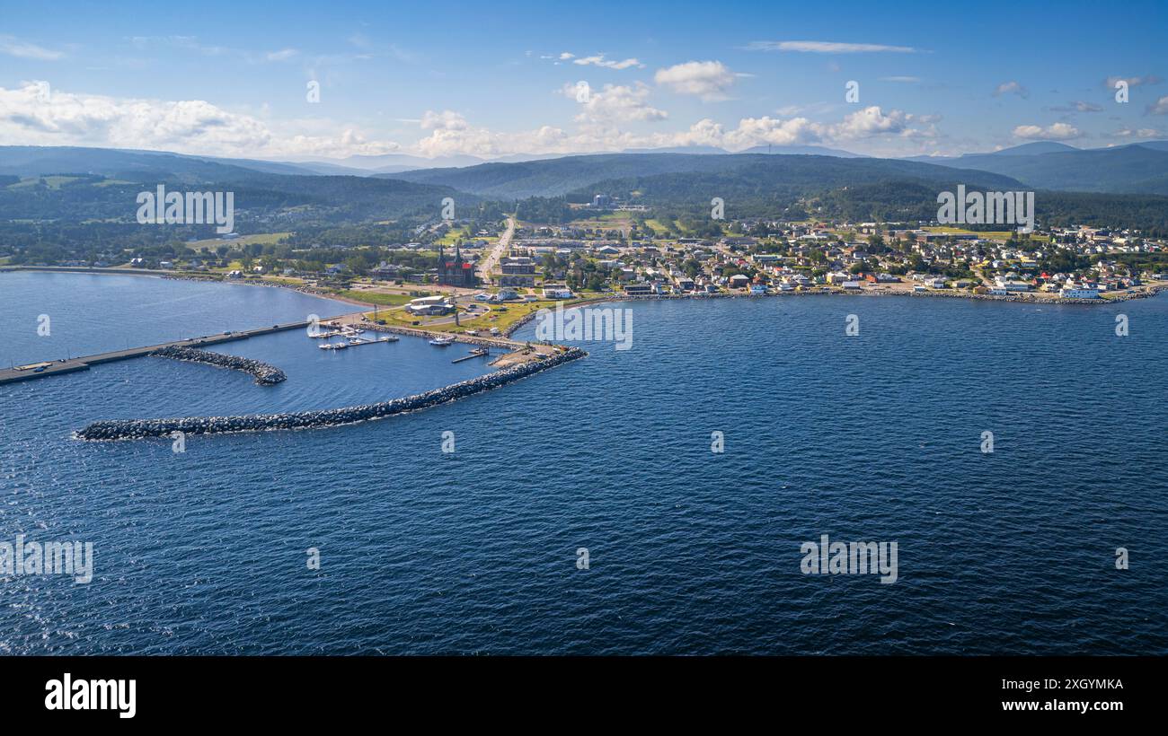 Gaspe Peninsula north coast, Quebec Stock Photo - Alamy
