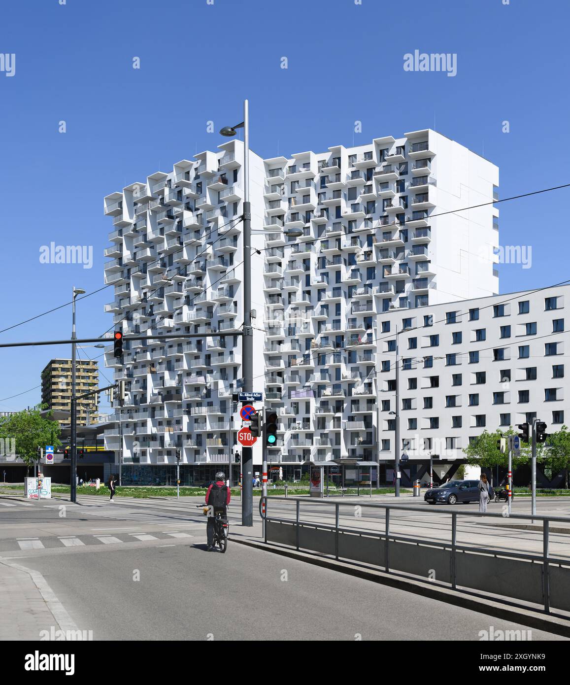 Vienna, Austria - The Metropolitan apartment building by Delugan Meissl ...