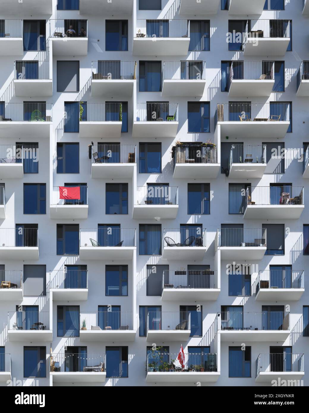 Vienna, Austria - The Metropolitan apartment building by Delugan Meissl ...