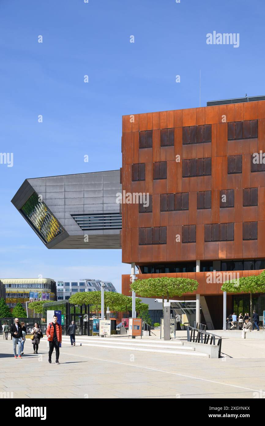 Vienna, Austria - Library, Campus WU / Vienna University of Economics ...