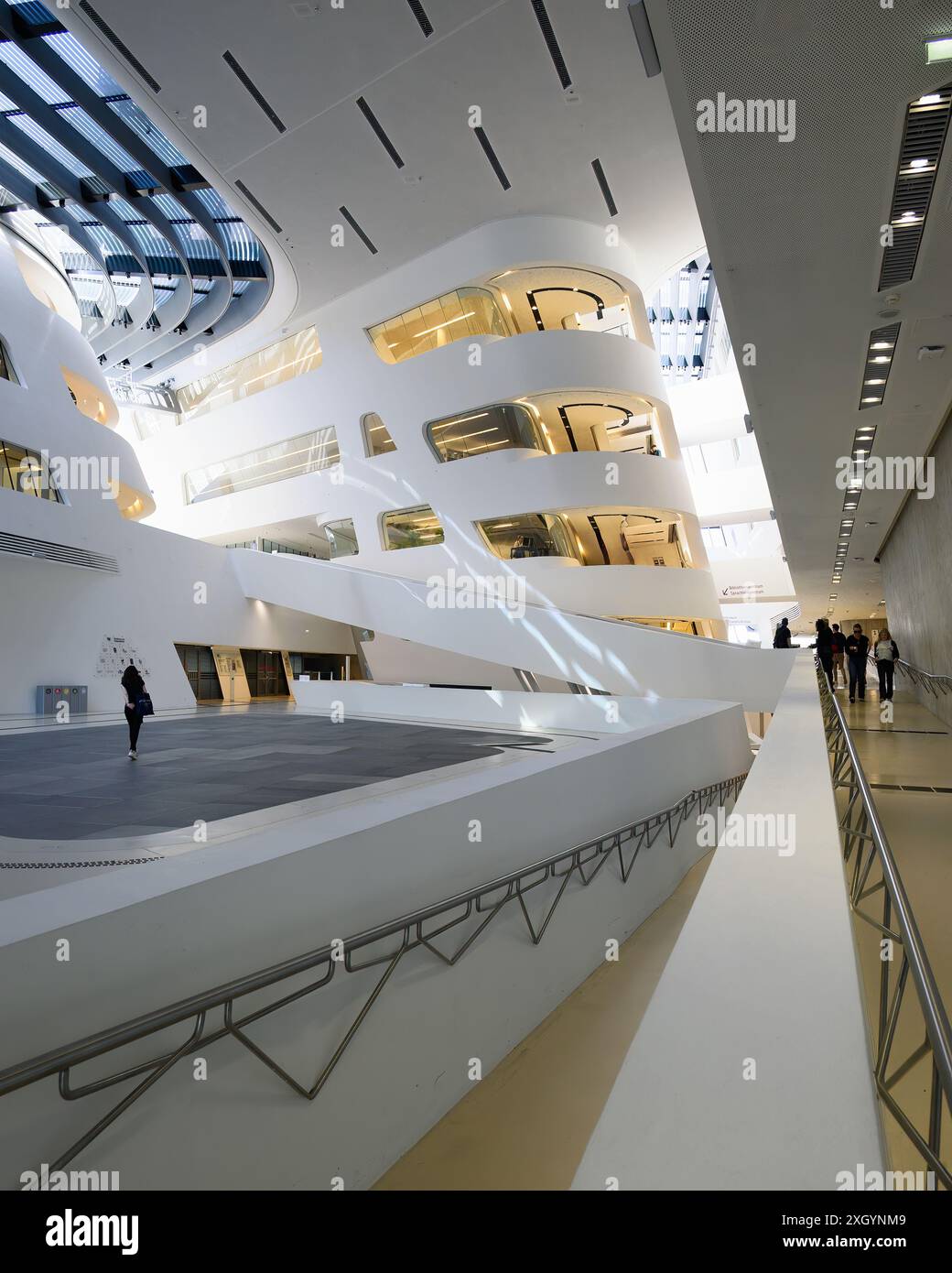 Vienna, Austria - Library, Campus WU / Vienna University of Economics ...