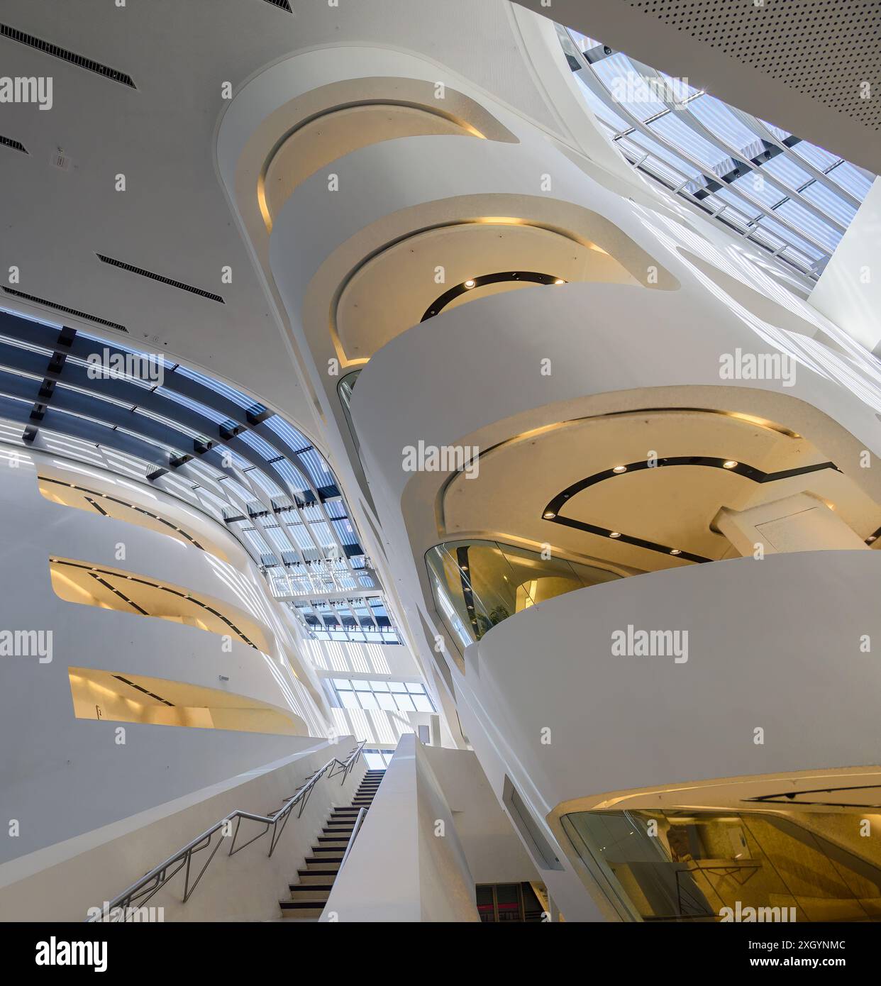 Vienna, Austria - Library, Campus WU / Vienna University of Economics ...