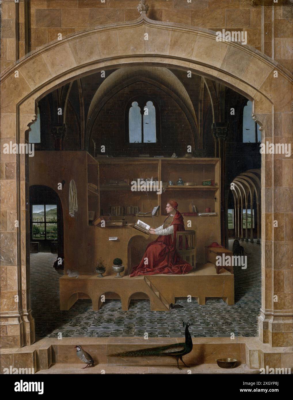 Saint Jerome in His Study is a painting by the Italian Renaissance ...