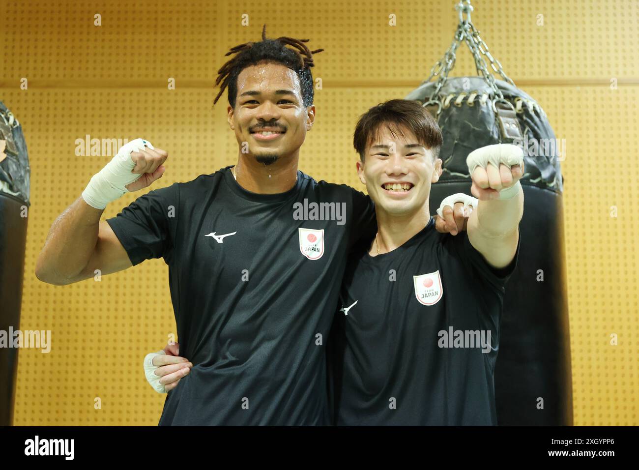 (L to R) Sewon Okazawa, Shudai Harada (JPN), JULY 11, 2024 - Boxing ...