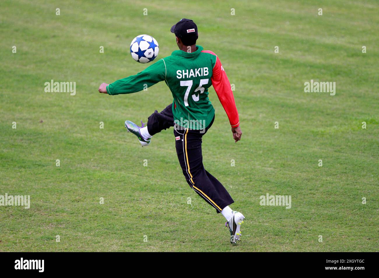 Bangladesh national cricketer Shakib Al Hasan attends practice session ...