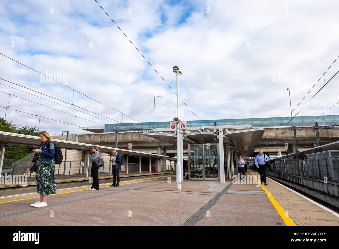 Ebbsfleet International railway station is in Ebbsfleet Valley, Kent ...