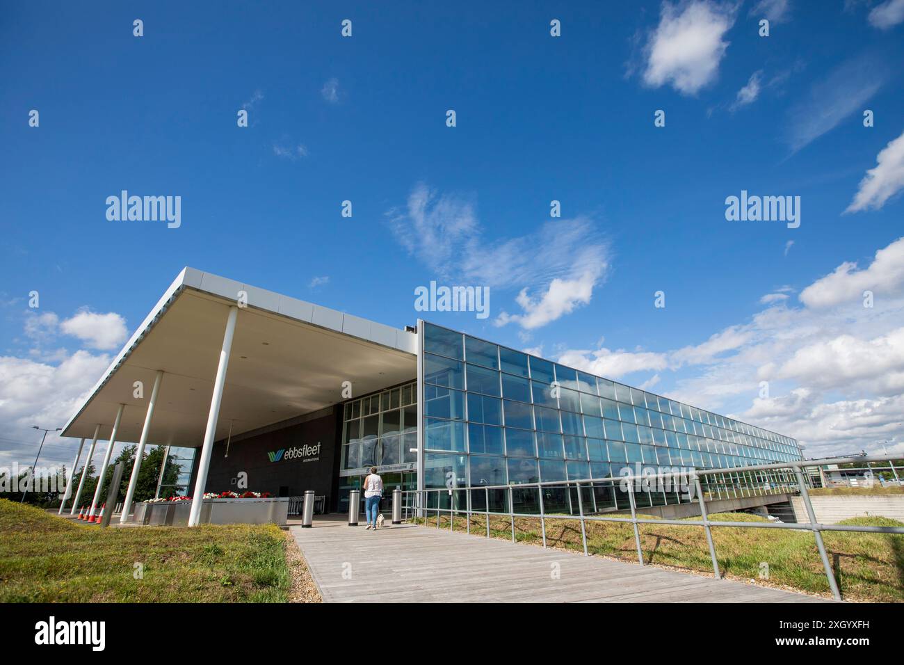 Ebbsfleet International railway station is in Ebbsfleet Valley, Kent ...