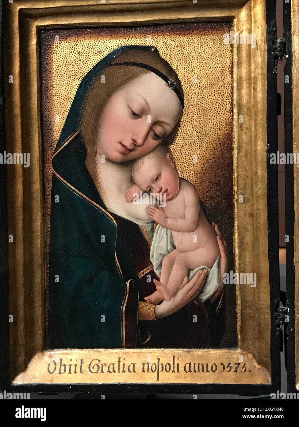 Madonna and Child painting by the Master of the Magdalen Legend Stock Photo - Alamy