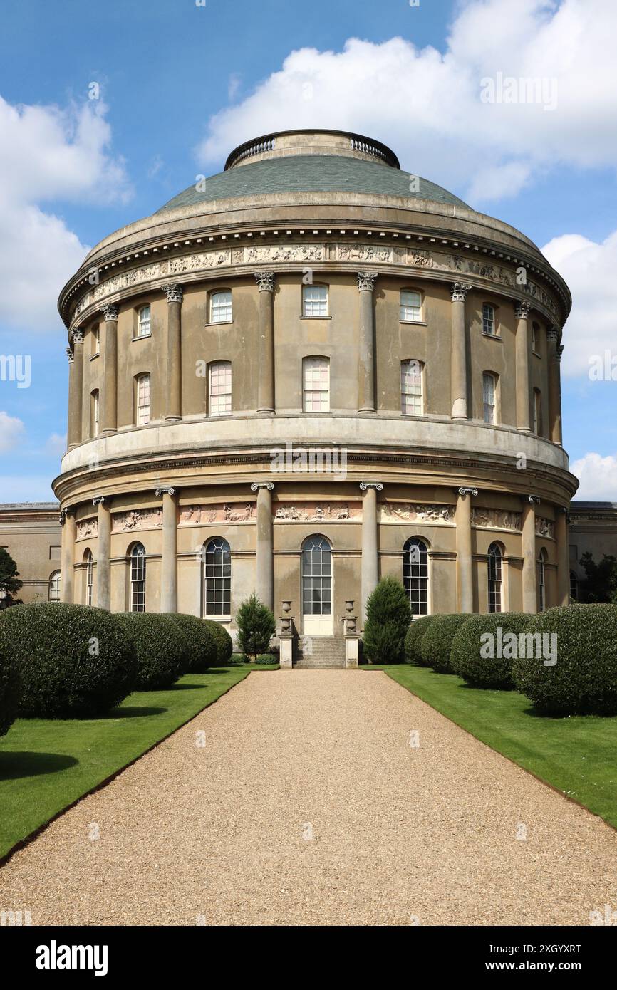 The Rotunda of Ickworth House, near Bury St Edmunds, Suffolk, UK Stock ...