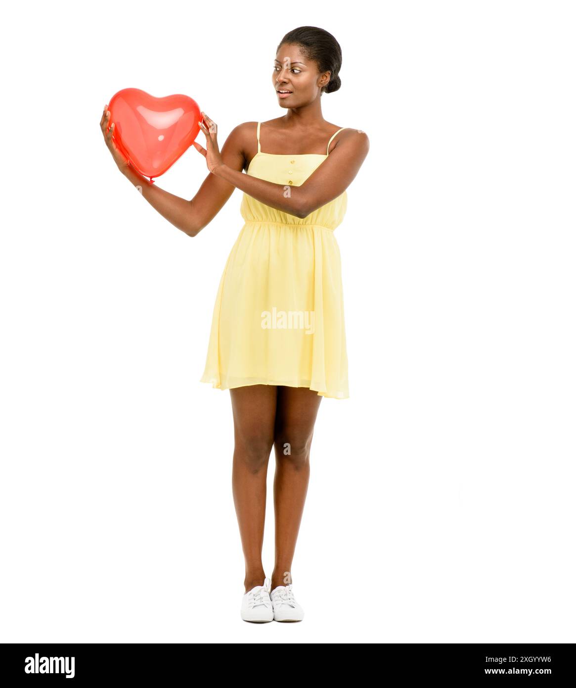 Shocked face woman balloon hi-res stock photography and images - Alamy