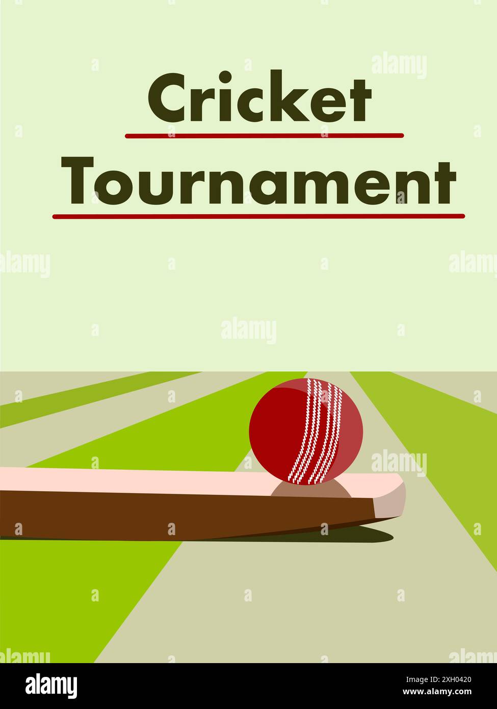 Cricket championship tournament card. Cricket ball Background Stock ...
