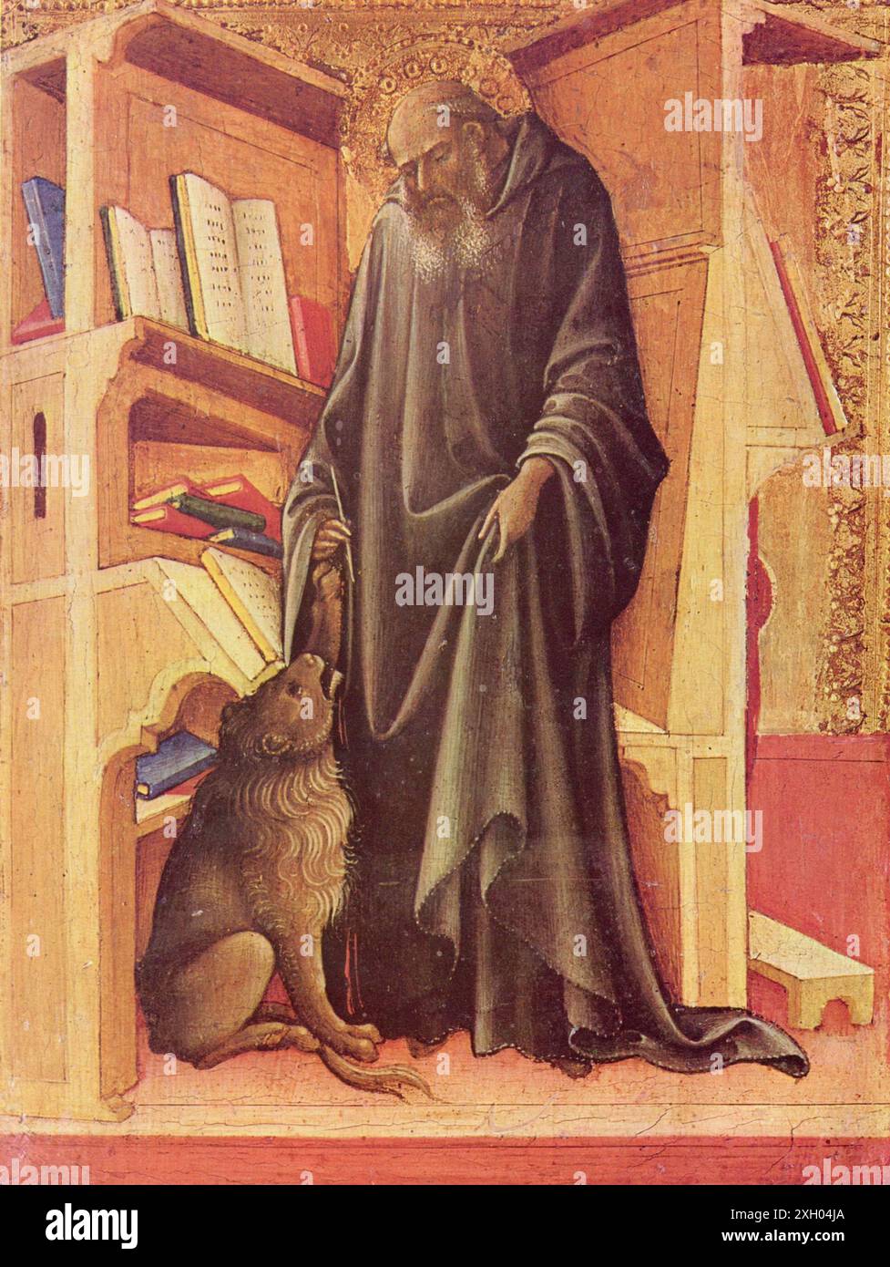 Saint Jerome in his Study - painting by Lorenzo Monaco Lorenzo Stock ...