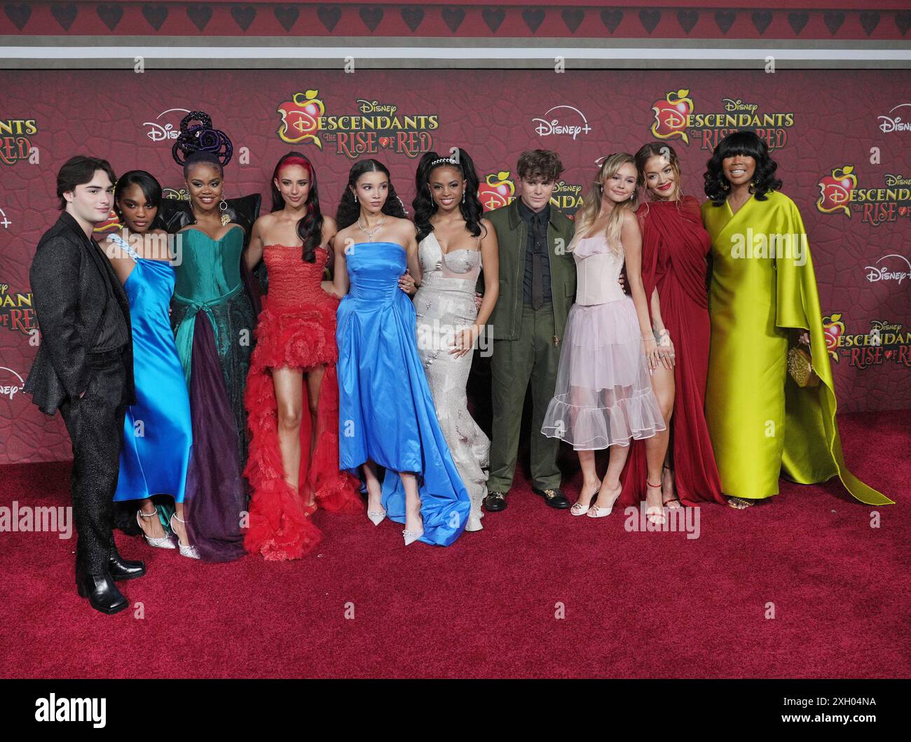 Los Angeles, USA. 10th July, 2024. (L-R) DESCENDANTS: THE RISE OF RED ...