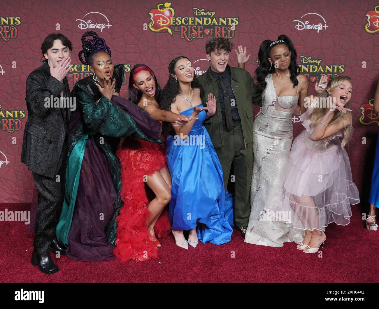 Los Angeles, USA. 10th July, 2024. (L-R) DESCENDANTS: THE RISE OF RED ...