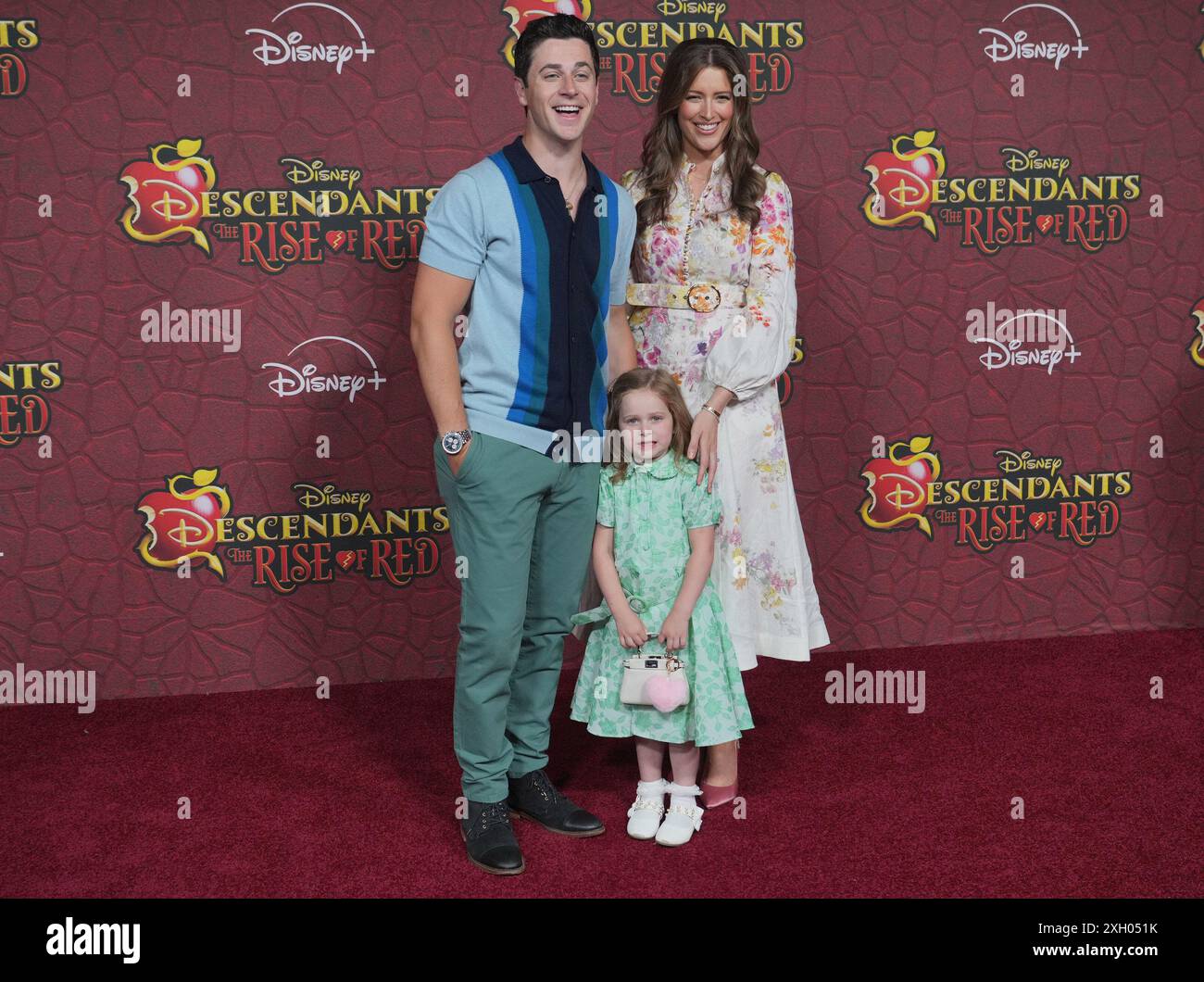 Los Angeles, USA. 10th July, 2024. (L-R) David Henrie, Daughter Pia and ...