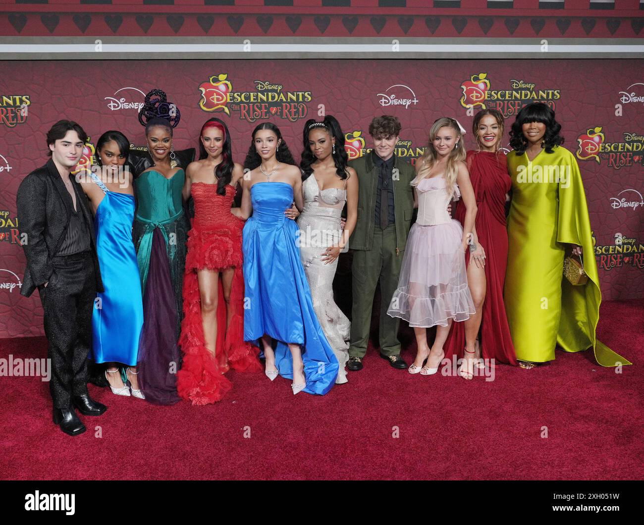 Los Angeles, USA. 10th July, 2024. (L-R) DESCENDANTS: THE RISE OF RED ...