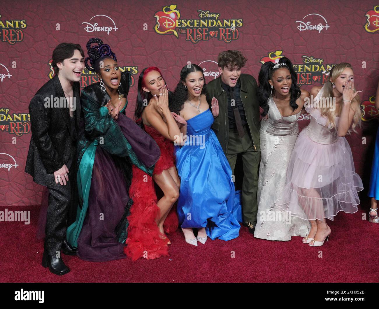 Los Angeles, USA. 10th July, 2024. (L-R) DESCENDANTS: THE RISE OF RED ...