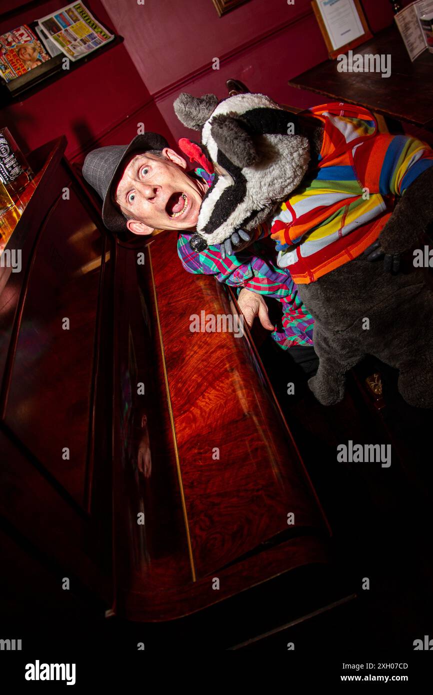 Bodger and Badger Bodger & Badger portraits Stock Photo - Alamy