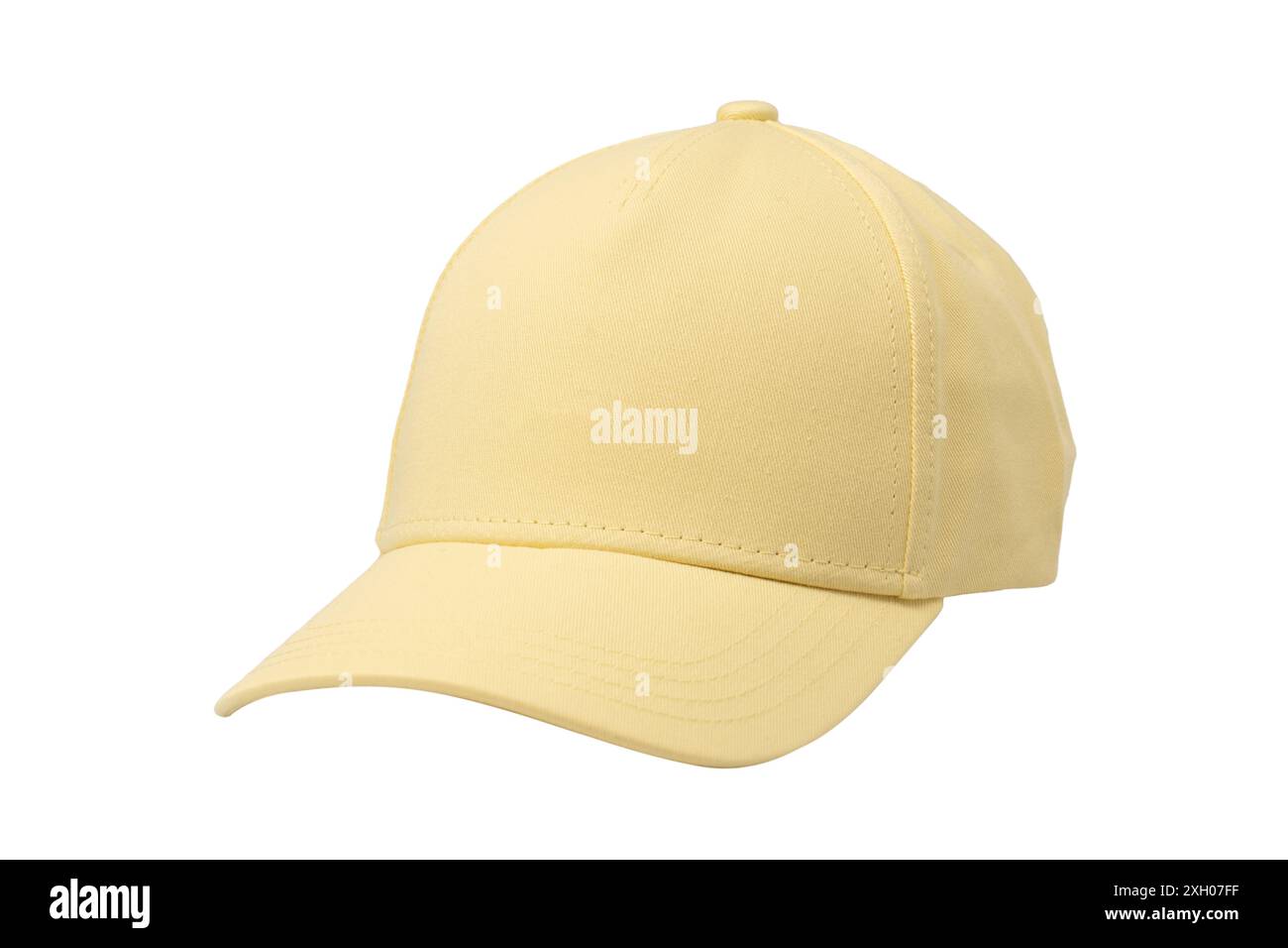 Yellow cap isolated on white background Stock Photo - Alamy