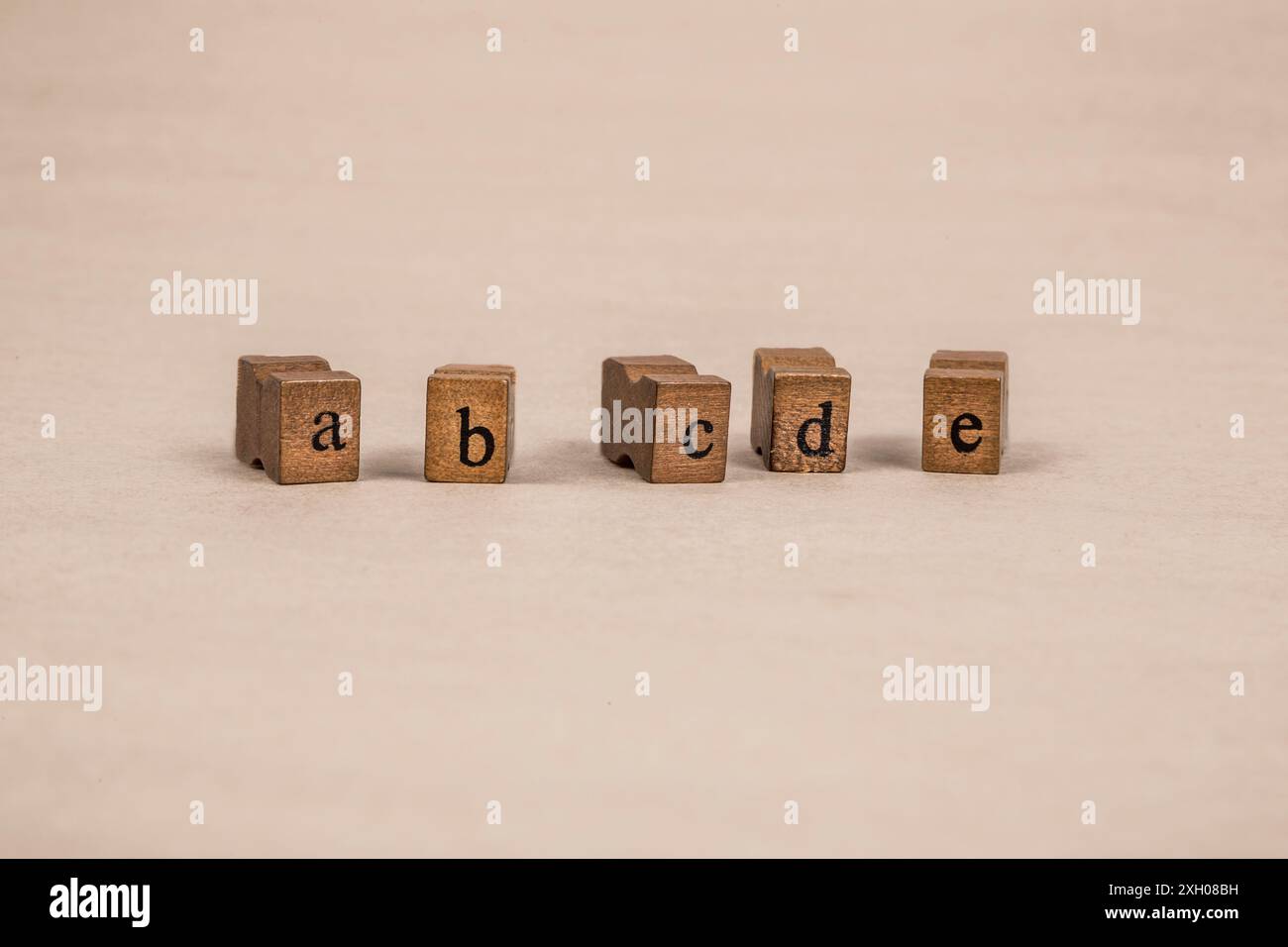 wooden cube letters Stock Photo - Alamy