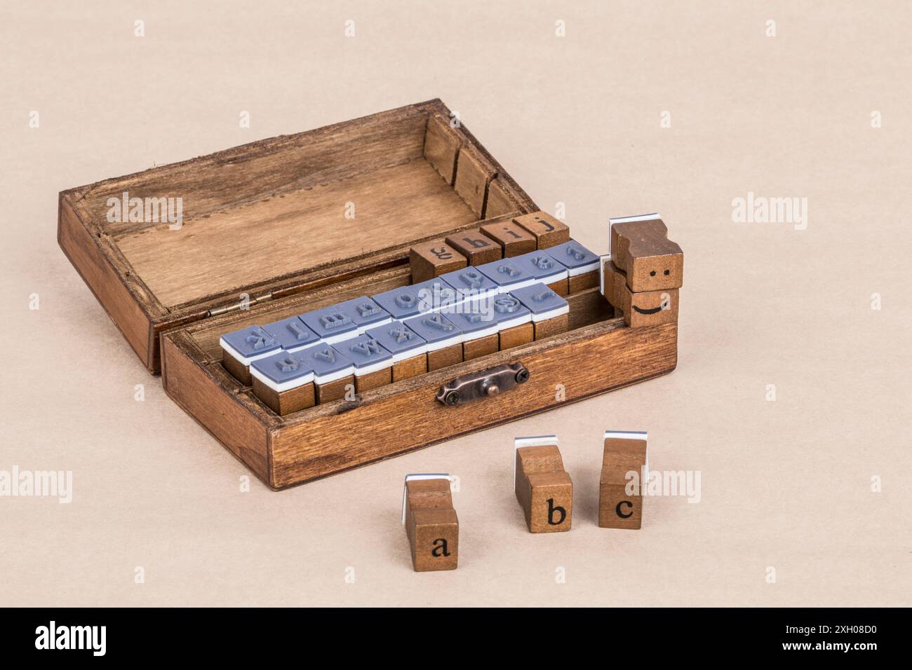 Letter stamps word hi-res stock photography and images - Alamy