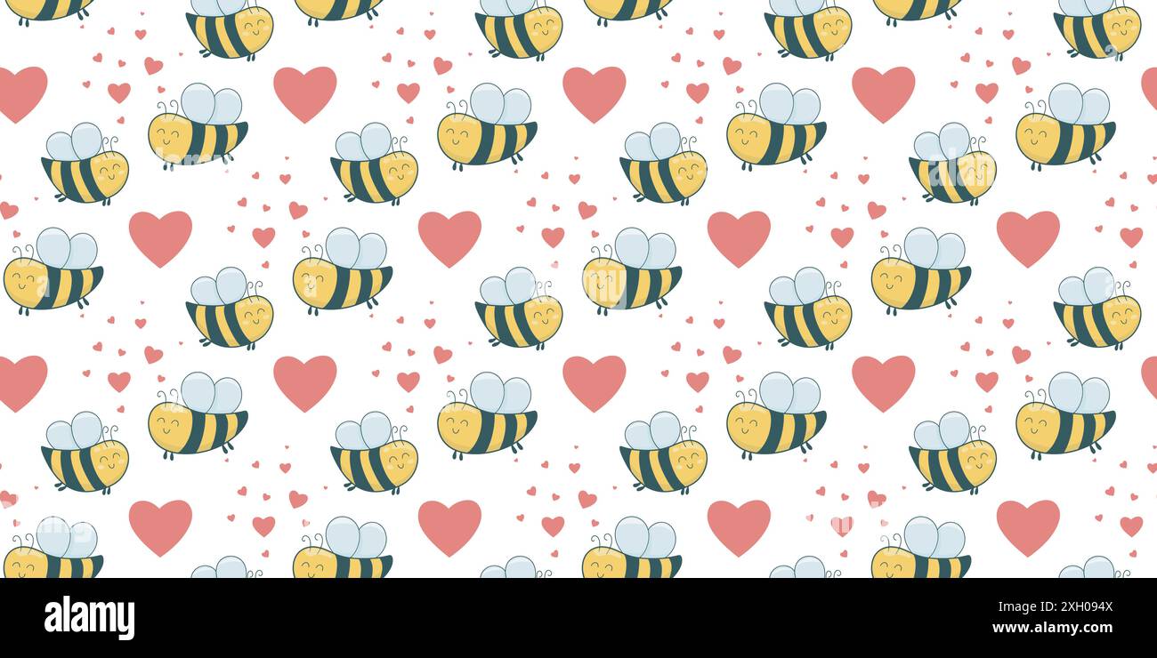Bees love this Stock Vector Images - Alamy