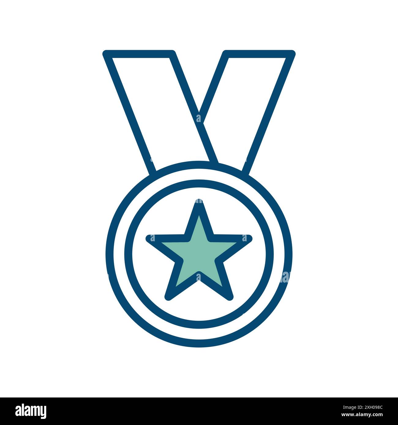 award - medal icon vector design template in white background Stock ...