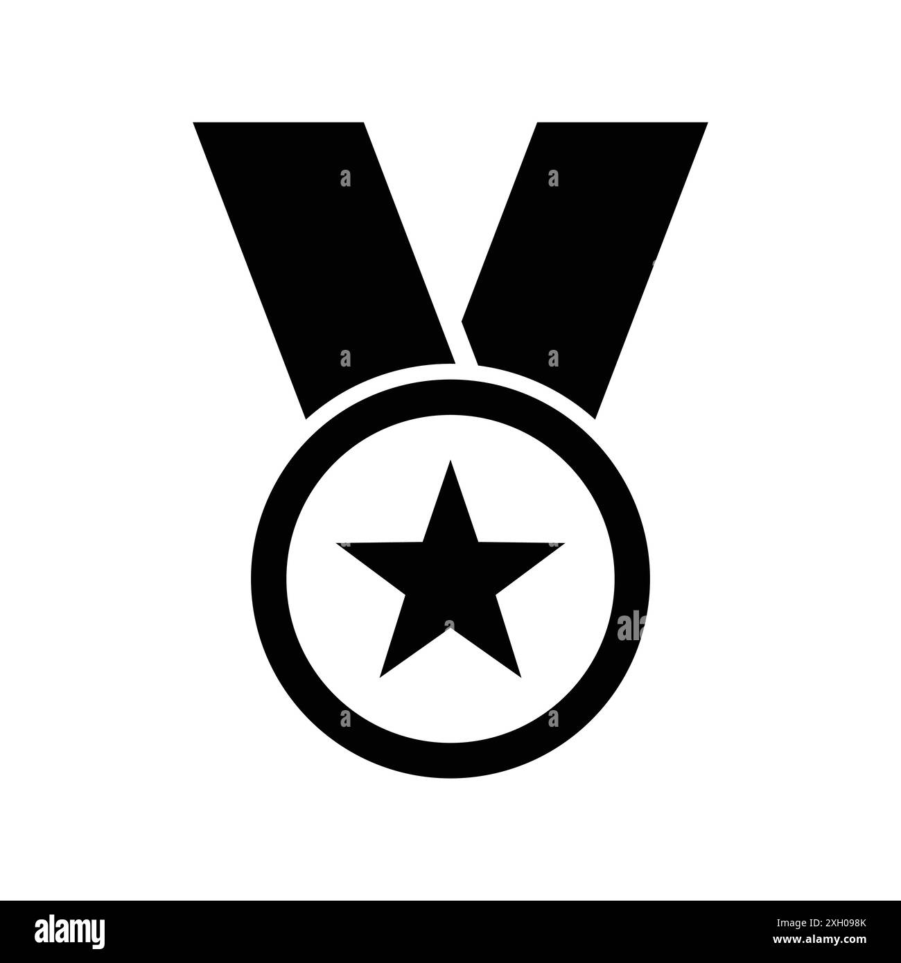 award - medal icon vector design template in white background Stock ...