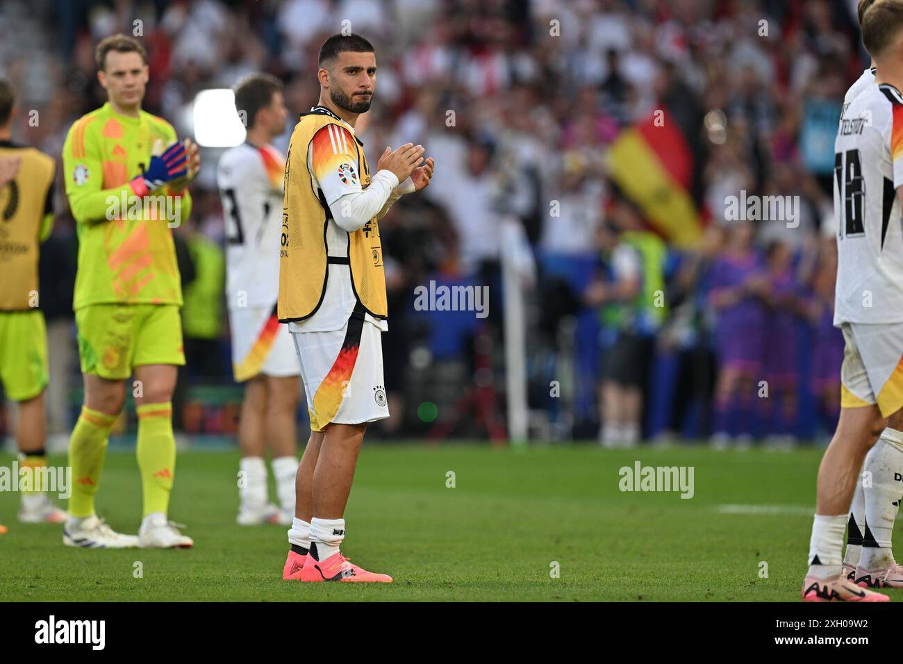Deniz Undav (26) of Germany thanking the fans and supporters after a ...