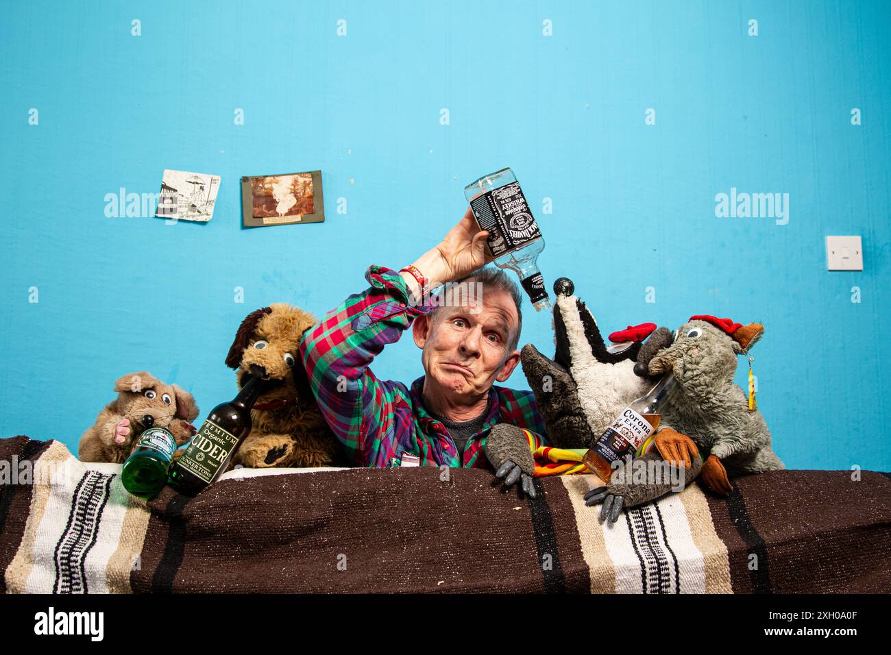 Bodger and Badger Bodger & Badger portraits Stock Photo - Alamy