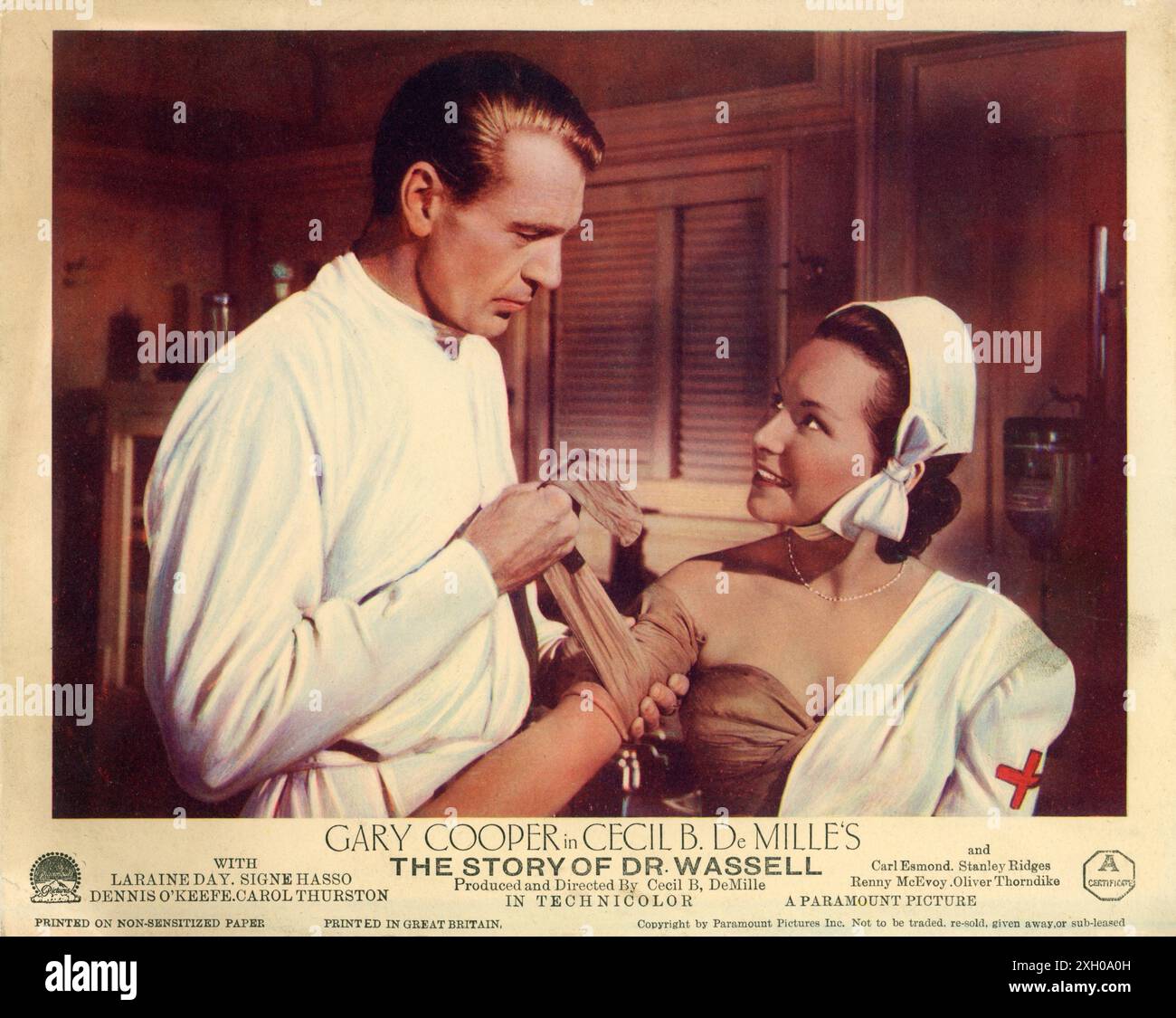 GARY COOPER and CAROL THURSTON n THE STORY OF DR. WASSELL 1944 producer ...