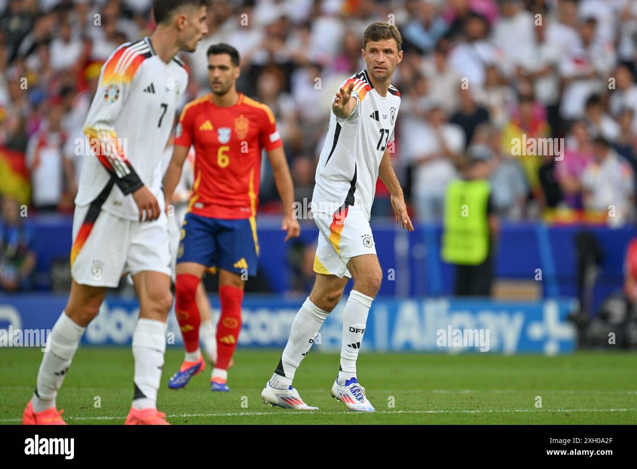 Thomas Muller (13) of Germany pictured during a soccer game between the ...