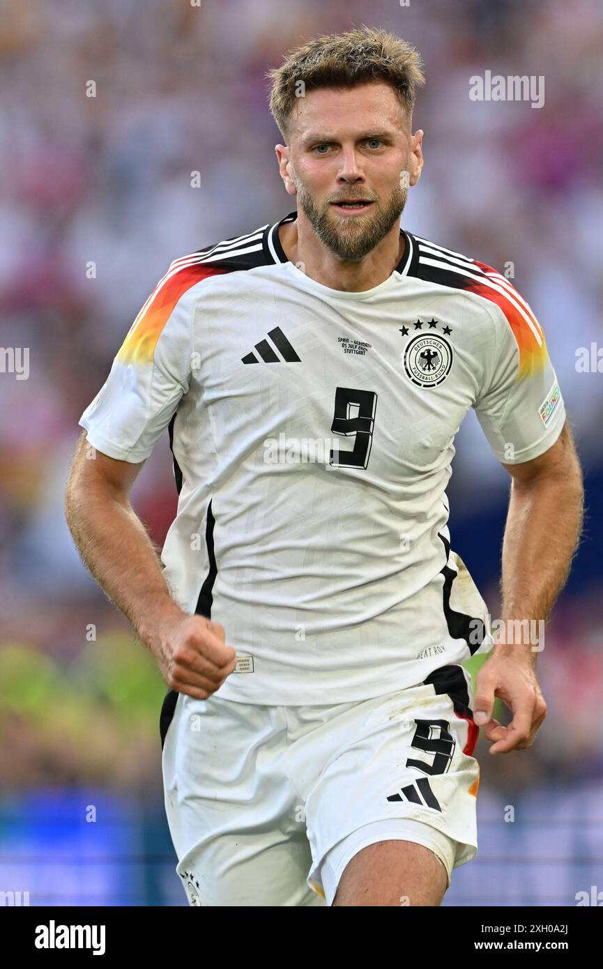 Niclas Fullkrug (9) of Germany pictured in action during a soccer game ...