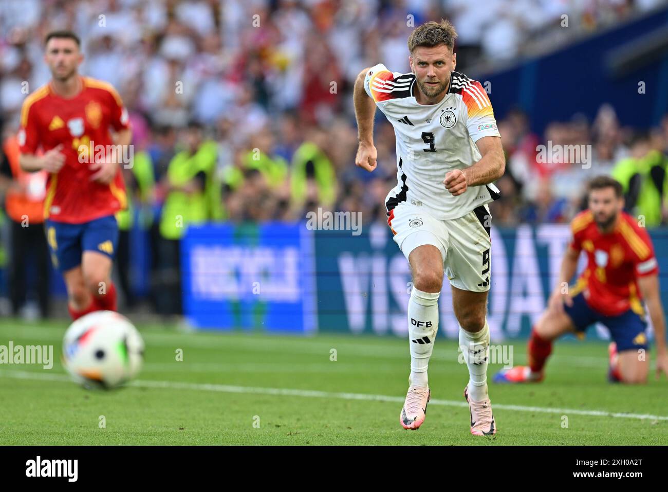 Niclas Fullkrug (9) of Germany pictured in action during a soccer game ...