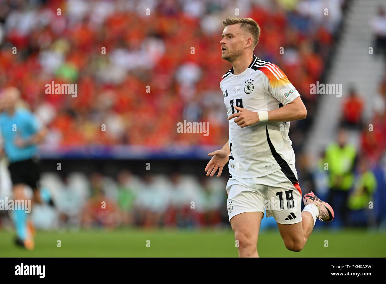 Maximilian Mittelstadt (18) of Germany pictured during a soccer game ...
