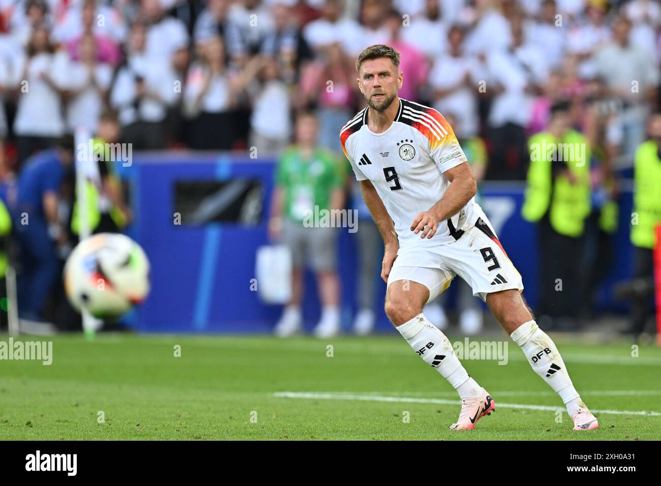 Niclas Fullkrug (9) of Germany pictured during a soccer game between ...