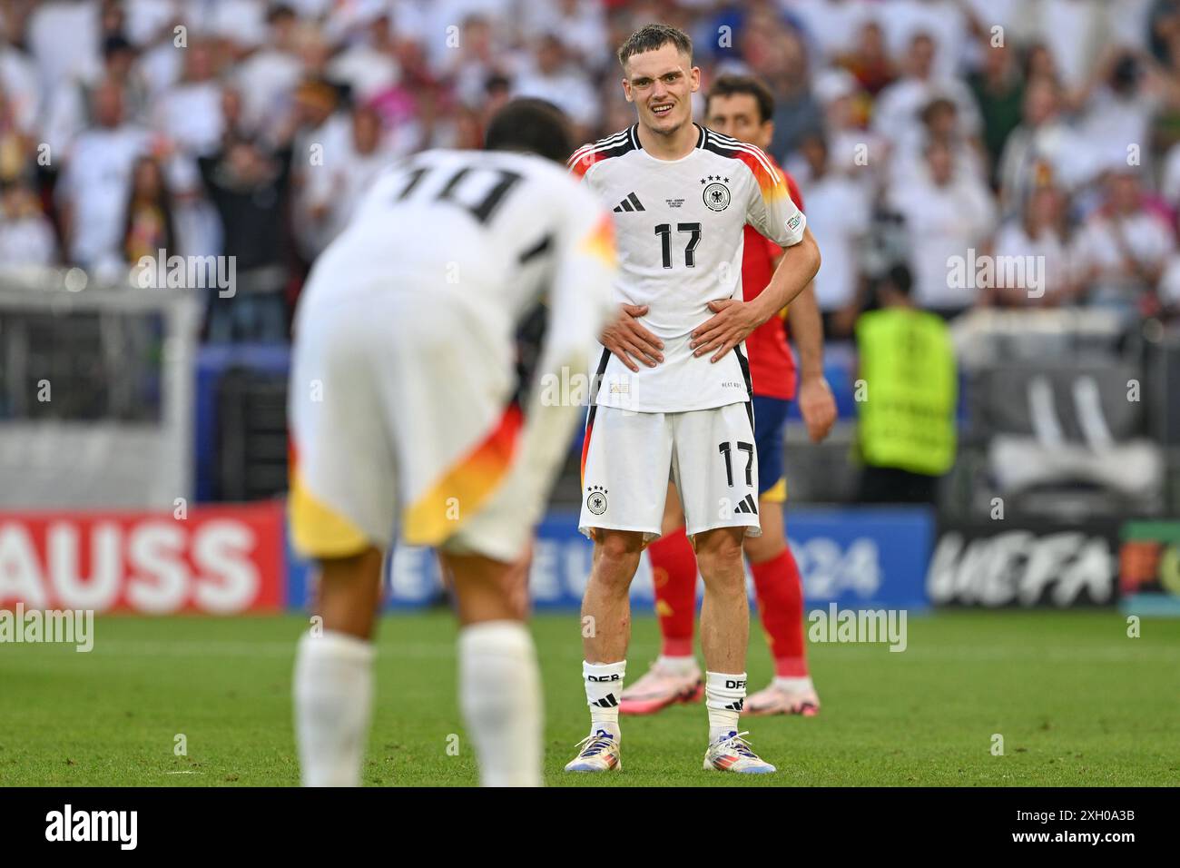 Florian Wirtz (17) of Germany reacts during a soccer game between the ...